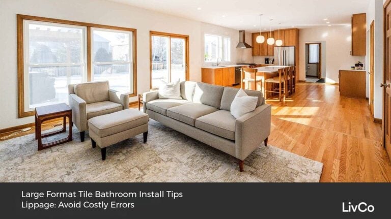 Large Format Tile Bathroom Install Tips Lippage: Avoid Costly Errors
